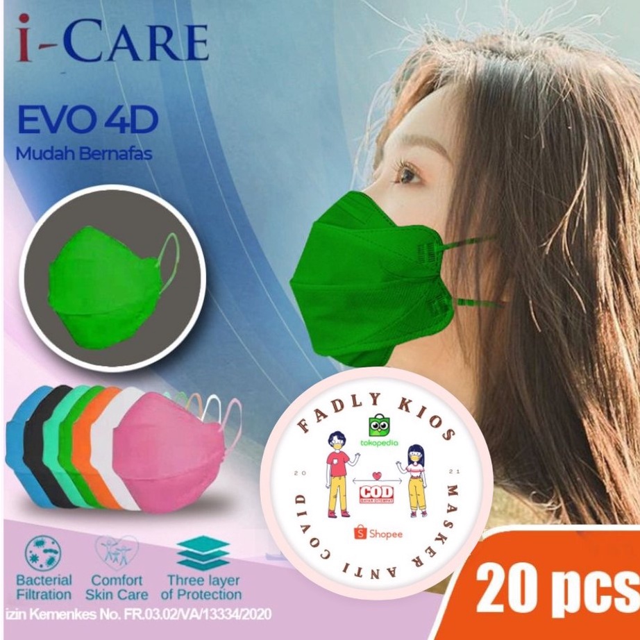 Jual MASKER KF94 4ply TEBAL evo Mask Korea Duckbill Kn95 WN 958 isi 50 ...