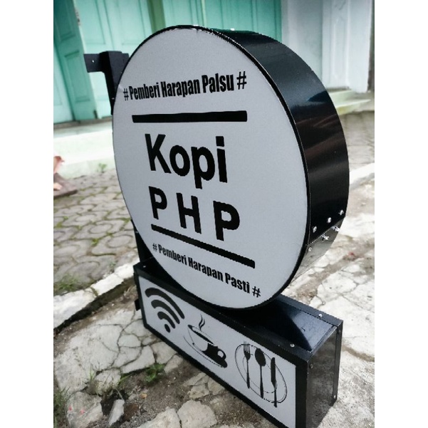 Jual NEON BOX KOPI PHP (COD) PENGIRIMAN SELURUH INDONESIA | Shopee ...
