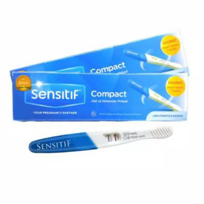 Jual 1 Buah Test Kehamilan Sensitif box Compact / Tes Hamil Pregnancy ...