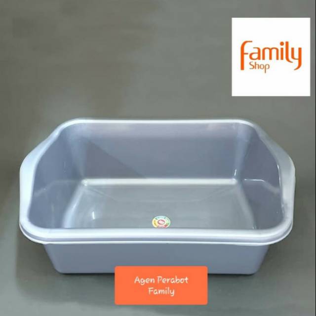 Jual Baskom Plastik / Baskom Kotak / Bak Segi Silver 303 Komet Star ...