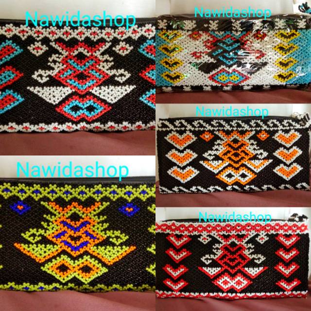 Jual Dompet Manik Dayak ukuran Jumbo Tas HP Asli Balikpapan Kalimantan ...