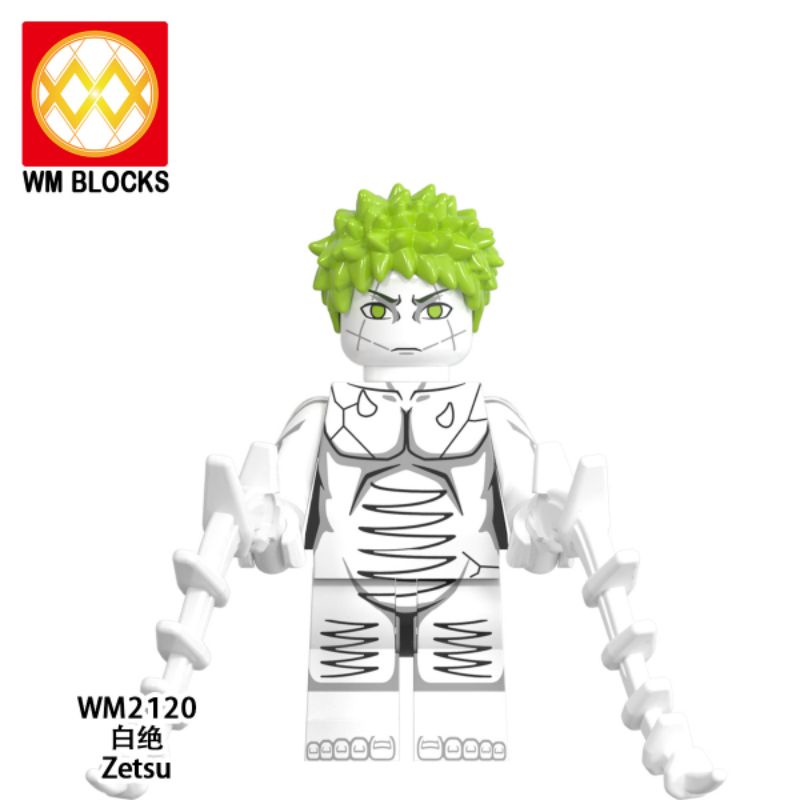 Jual WM2120 Mainan Anak Brick Minifigure Llegoo Akatsuki Zetsu Putih ...