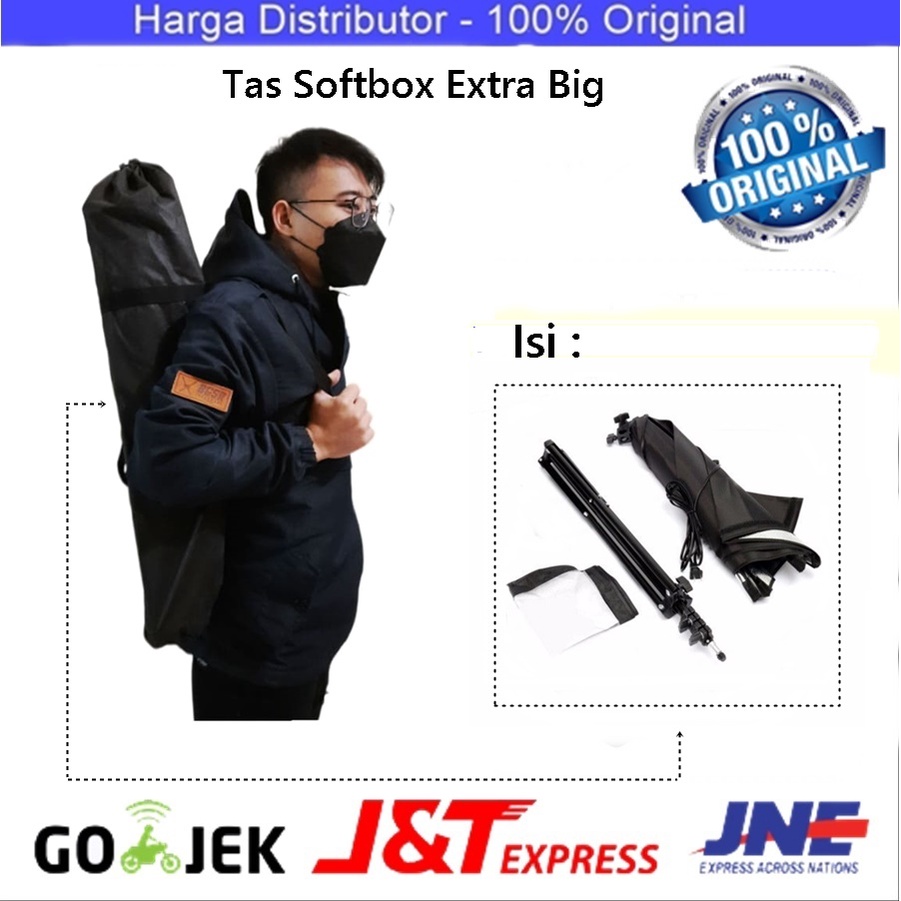 Jual Tas Lighting Softbox Extra Big Serbaguna bisa muat untuk paketan ...