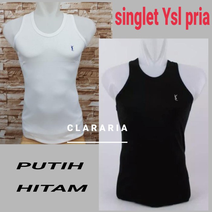 Jual Kaos Singlet - Kaos Dalam Pria Ysl Singlet 3150- Isi 1 Pcs ... Jual Kaos Singlet - Kaos Dalam Pria Ysl Singlet 3150- Isi 1 Pcs ...