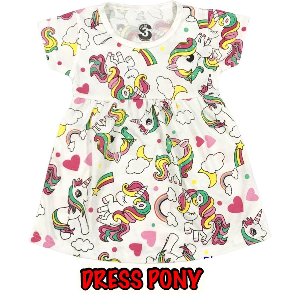 Jual 3S YEYA - BAJU DRESS/DASTER ANAK KIDS PEREMPUAN/CEWEK BAHAN KAOS ...