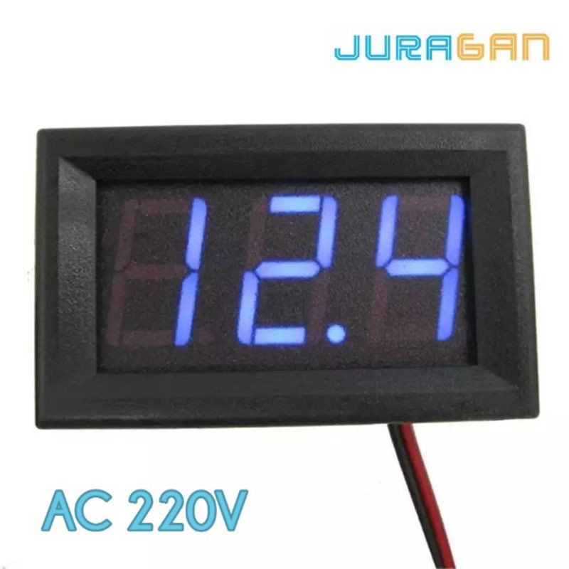 Jual DIGITAL AC VOLT METER 220V PENGUKUR TEGANGAN LISTRIK WARNA BIRU | Shopee Indonesia