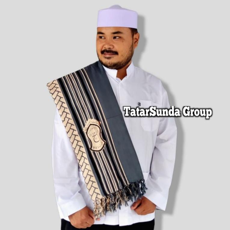 Jual [KODE SVEJN] Baru Sorban Rida Arida Solo Motif Trompah Logo Majlis Rasulullah Sorban Habib ...
