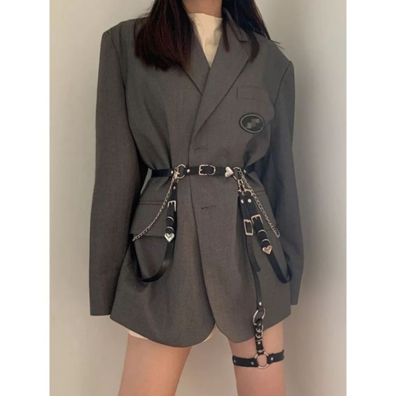 Jual [HF010] Body Belt Harness Fashion Korean Japanese Style KPOP Idol ...