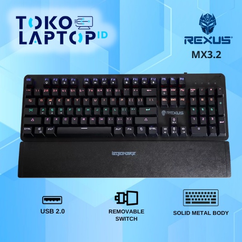 Jual Rexus MX3.2 Mechanical Gaming Keyboard Garansi Resmi 1 Tahun Rexus ...