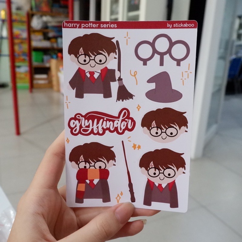 Jual Harry Potter Sticker Sheet Series — potterhead wizard gryffindor ...