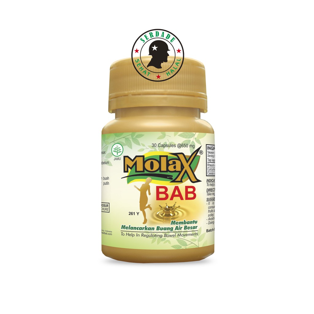 Jual Molax BAB 30 Kapsul Membantu Melancarkan Buang Air Besar Secara ...