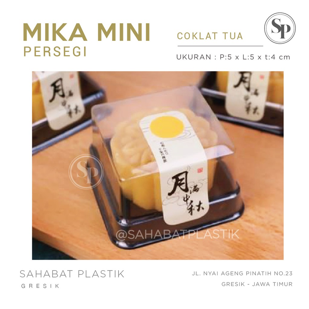 Jual 25 pcs Mika MOCHI DAIFUKU Mini Persegi / mika mini moon cake ...