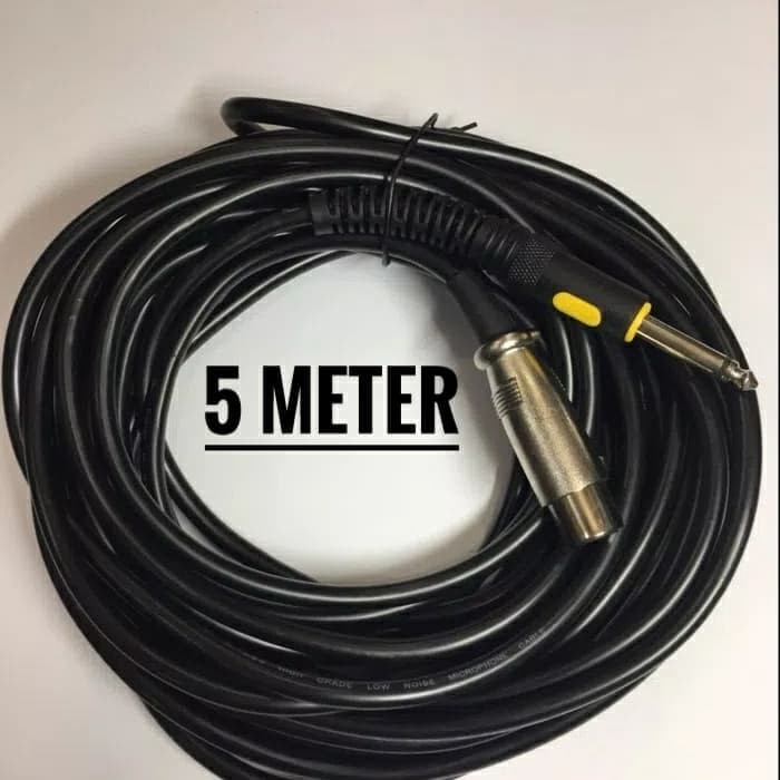 Jual KABEL MIC 5 METER - KABEL MICROPHONE 5 METER | Shopee Indonesia