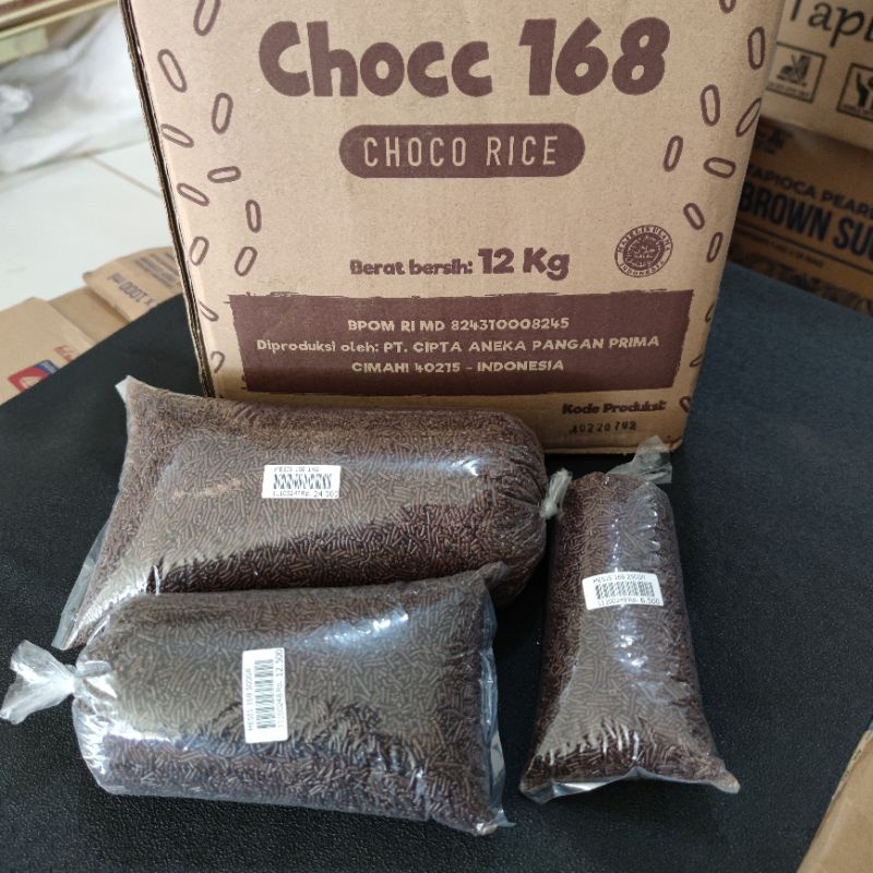 Jual mesis CHOCC 168 warna eceran repack 250 500 1000 gram messis tabur choco rice | Shopee ...