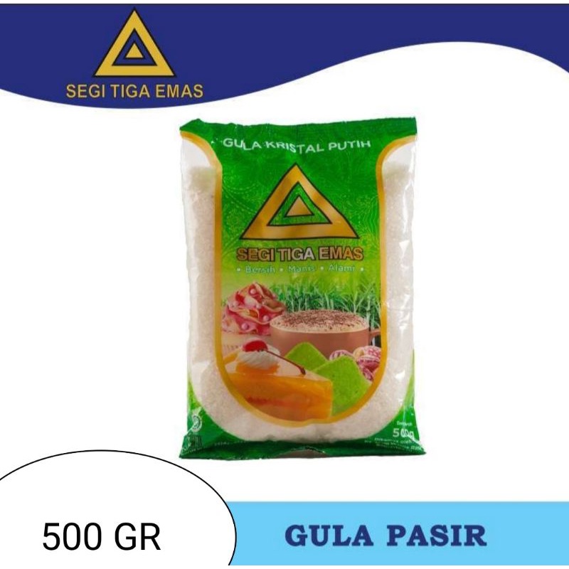 Jual Gula Pasir Segitiga Emas 500GR | Shopee Indonesia