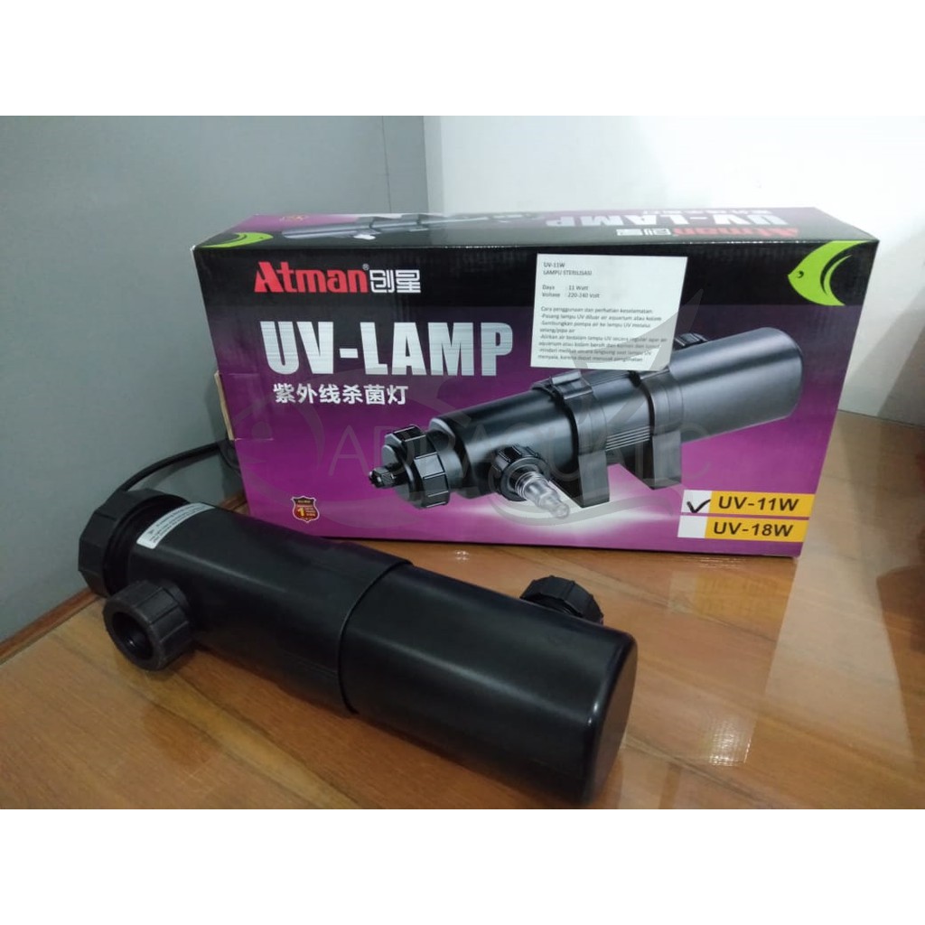 Jual ATMAN LP UV-11W LOW PRESSURE UV-LAMP LAMPU UV AQUARIUM | Shopee Indonesia