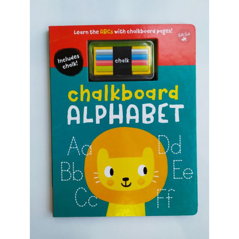 Jual Chalkboard Alphabet: Learn the ABCs with chalkboard pages ...