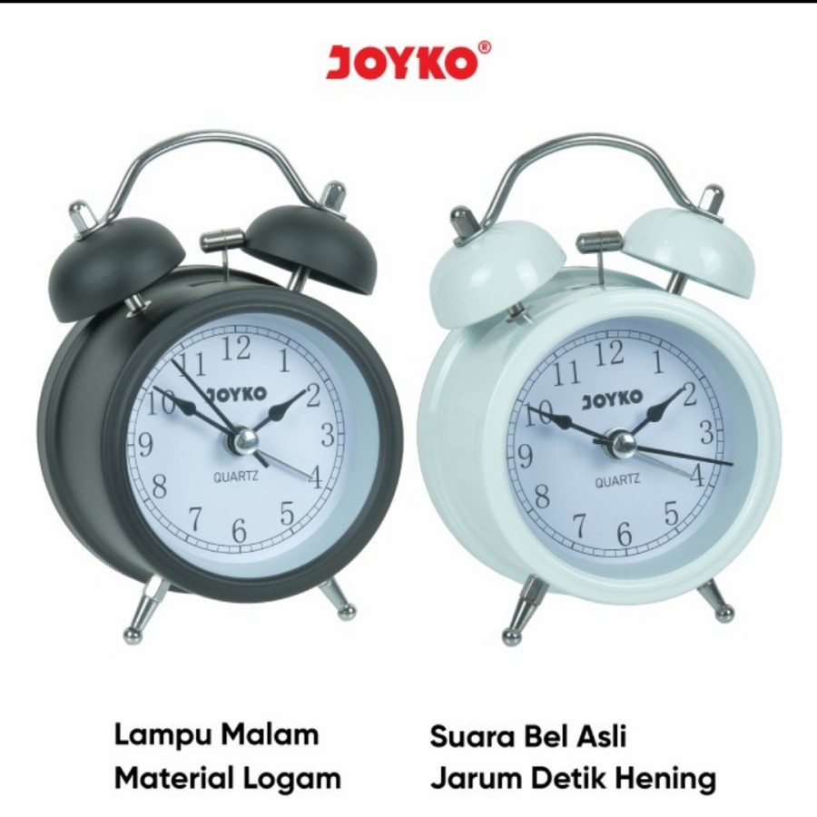 Jual Jam Weker JOYKO ALCL601/Jam Beker/Jam Meja Alarm Kring/Jam Weker ...
