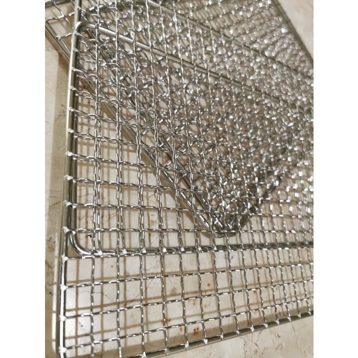 Jual IMATTON GRILL NET STAINLESS STEEL alat pemanggang bbq untuk kompor ...