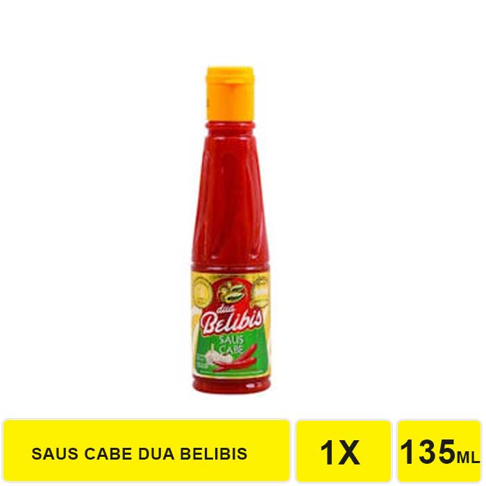 Jual SAUS SAMBAL DUA BELIBIS BOTOL 135 ML / SAUS CABE DUA BELIBIS ...