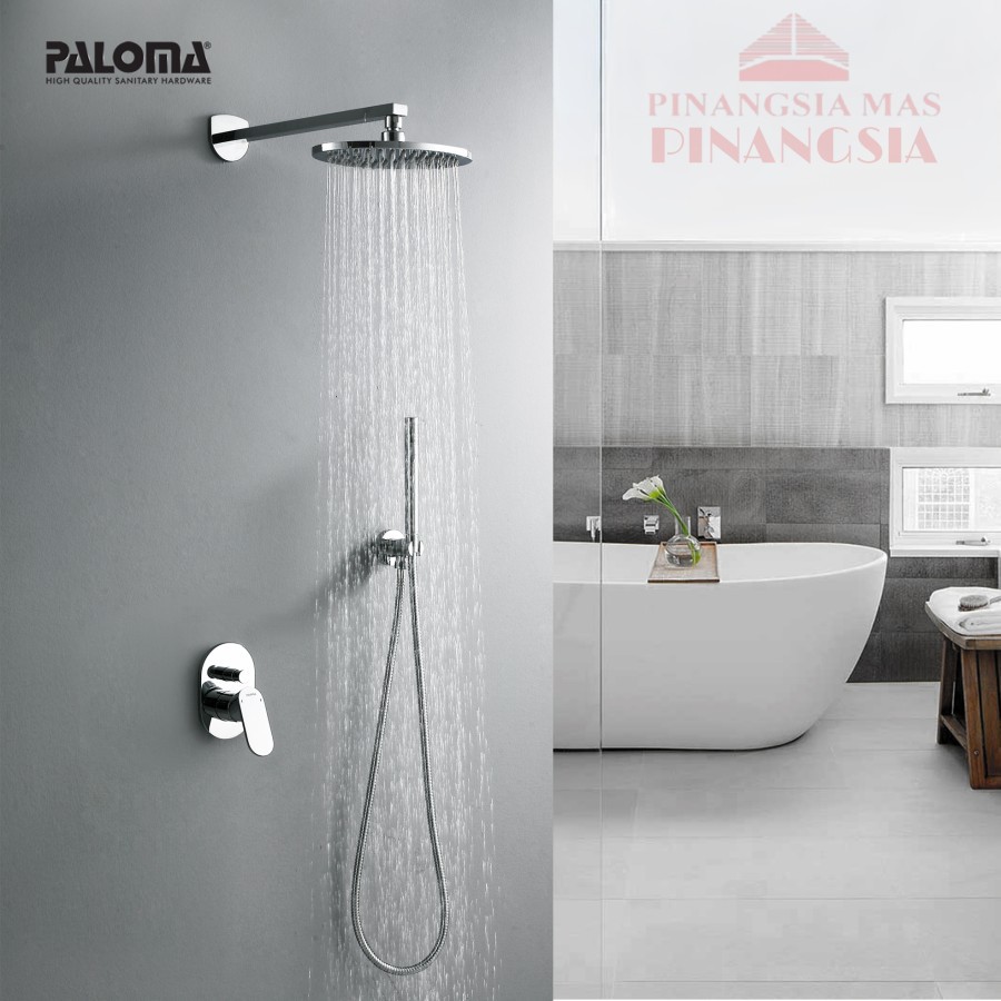 Jual PALOMA Keran Mixer Shower Mandi Kran Air Panas Dingin Paket Shower ...