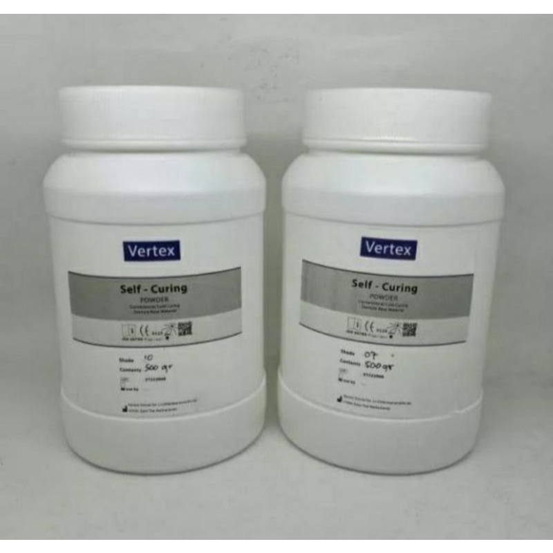 Jual DENTAL POWDER OTOMATIS ACRYLIC VERTEX SELF CURING 250 gram Dental ...