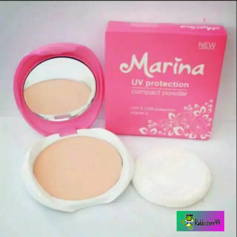 Jual Marina UV Protection Compact Powder 12g (100% Original) | Shopee ...