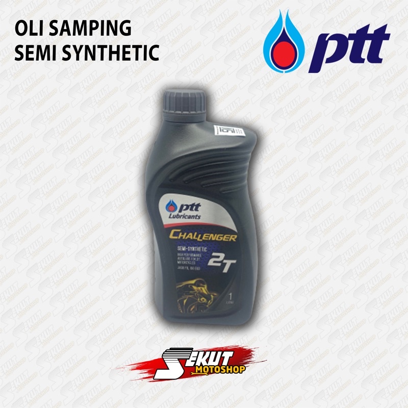 Jual Oli samping PTT Semi synthetic challanger 2t 1 Liter original ...