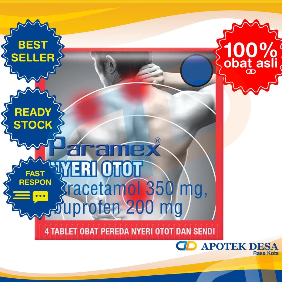 Jual OBAT NYERI OTOT PARAMEX NYERI OTOT TABLET | Shopee Indonesia