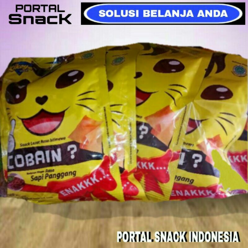 Jual KIKOYA Snack sapi panggang Renceng 10 pcs | Shopee Indonesia