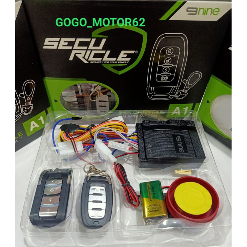 Jual Remote Alarm Alaram Anti Maling 9Nine Luminos A1 | Shopee Indonesia