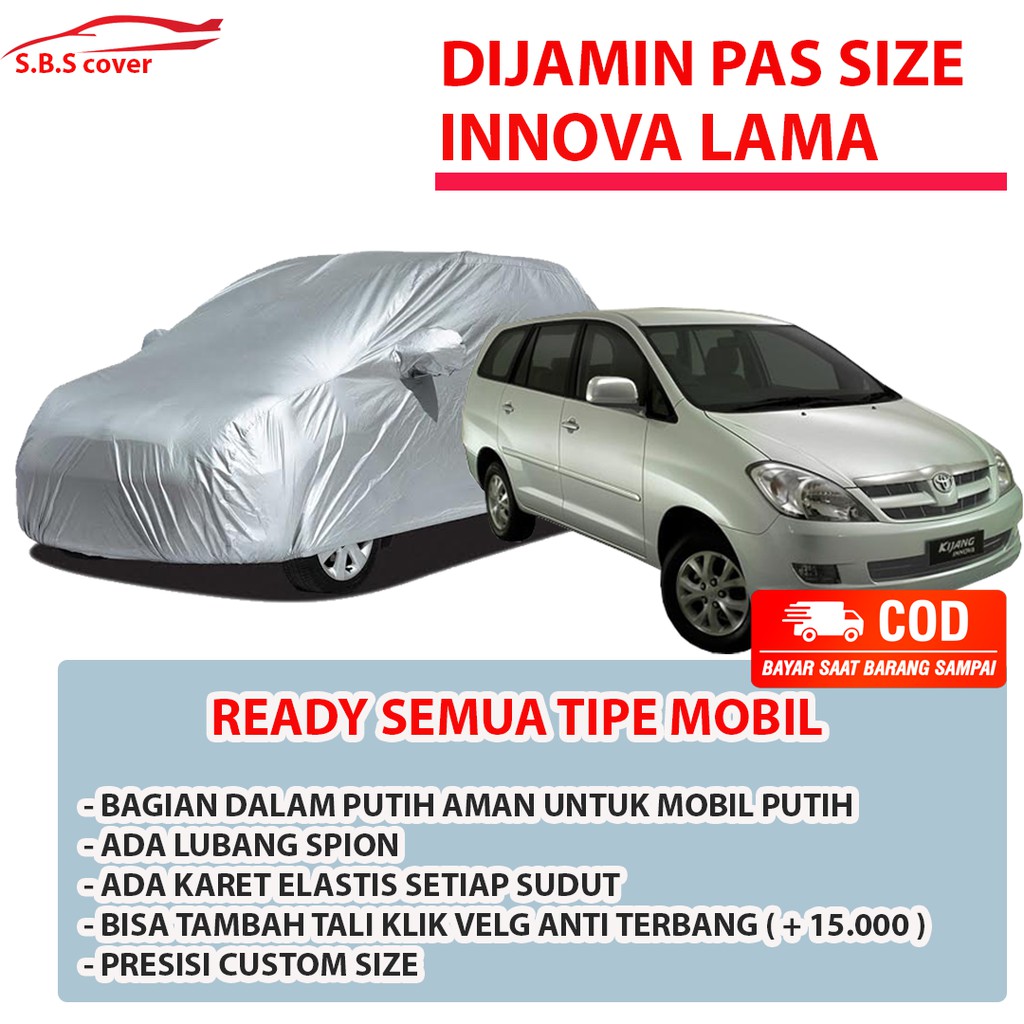 Jual Cover Mobil Innova Sarung Mobil Innova/kijang innova/innova lama ...