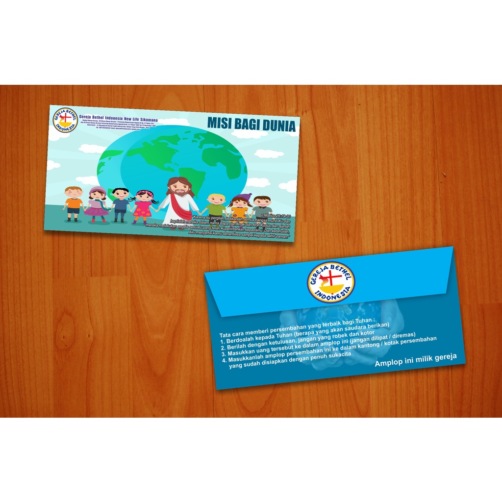 Jual Amplop Persembahan Misi Bagi Dunia GBI Sikumana | Shopee Indonesia