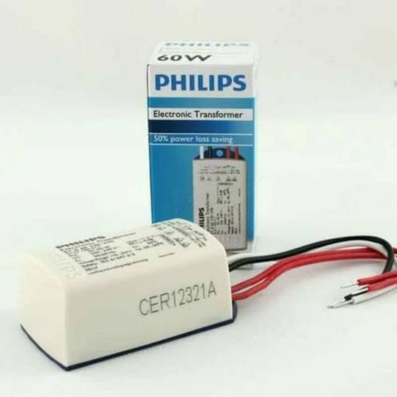 Jual Philips Electronic Transformer Trafo Elektronik 12Vac 60 Watt ET ...