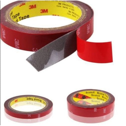 Jual Isolasi mobil / Selotip bolak balik / Double Tape 3M 20mm X 3m ...