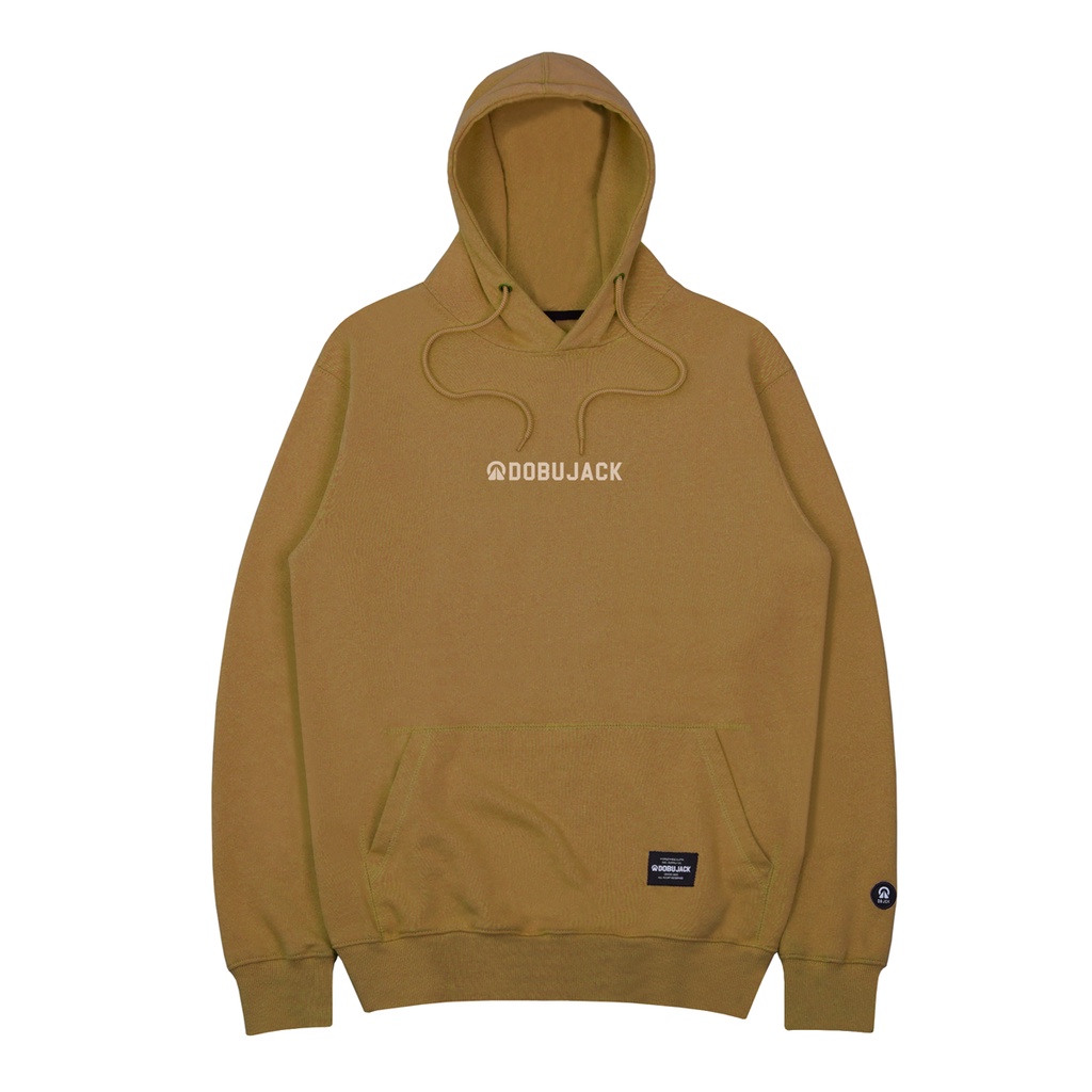 Jual Dobujack Little Logo Dijon Hoodie | Shopee Indonesia