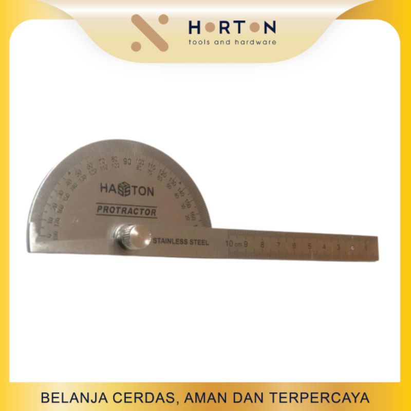 Jual HASSTON 0100-001 Busur Derajat Protractor Alat Ukur Sudut ...