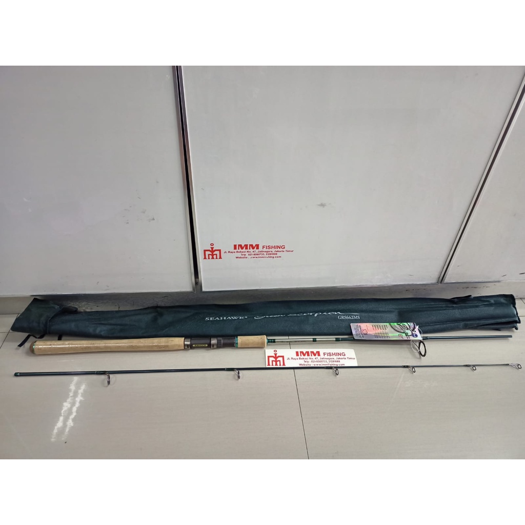 Jual Joran seahawk green scorpion GRS662MS/GRS702MS/GRS562MS | Shopee ...
