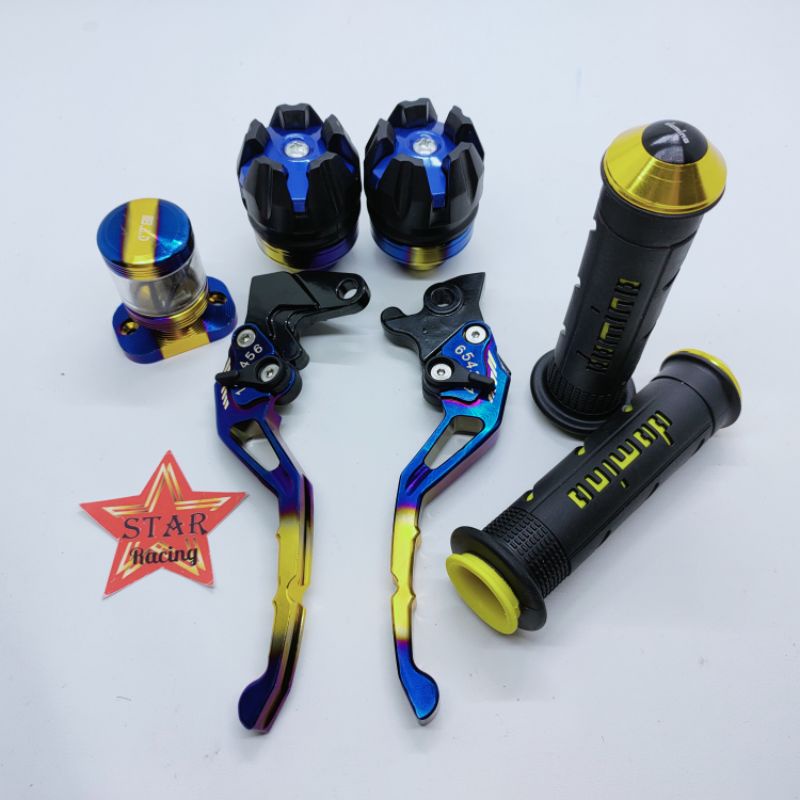 Jual Handle Sisik full cnc Mio Xeon Mio soul- handle rem cnc+handgrip ...