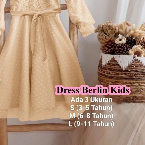 Jual ☑️Pakaian Pesta Anak Perempuan/Dress Berlin Kids/3Variant/3-5Thn/6 ...