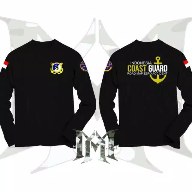 Jual Baju kaos long sleeve | coast guard | Shopee Indonesia