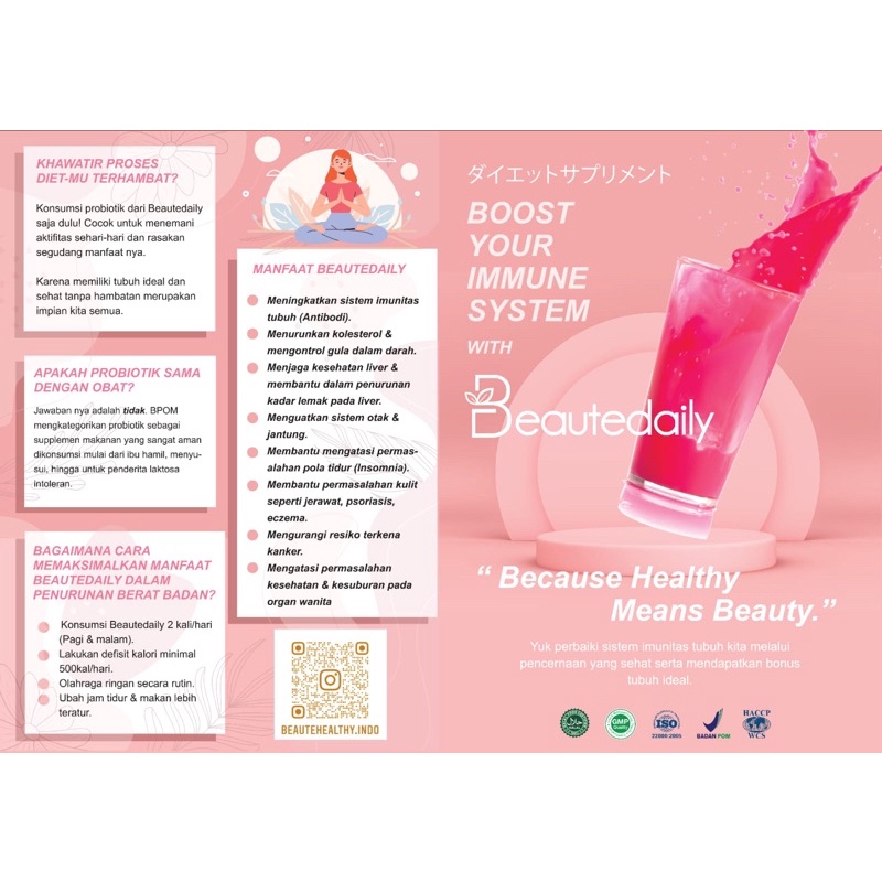 Jual fiber,beautedaily,minum diet,minuman sehat | Shopee Indonesia