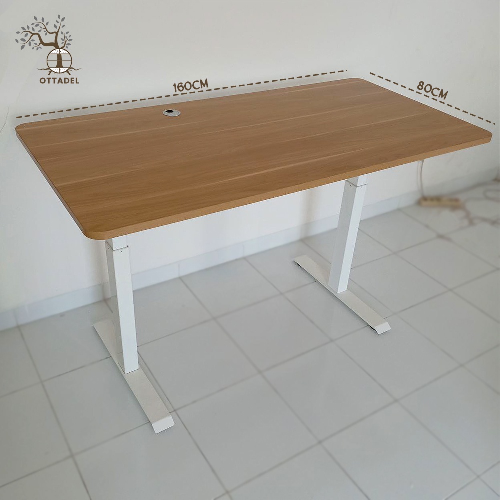 Jual Ottadel Adjustable Standing Electric Desk Motorized / Meja Naik ...