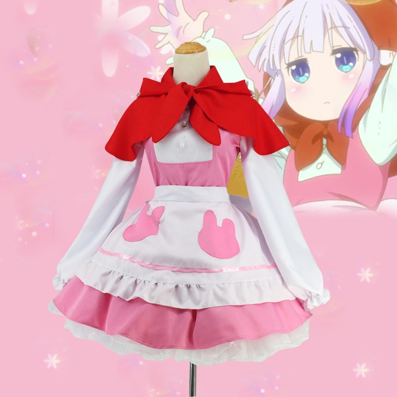Jual Preorder Cute Anime Miss Kobayashi Dragon Maid Kamui Kanna Apron