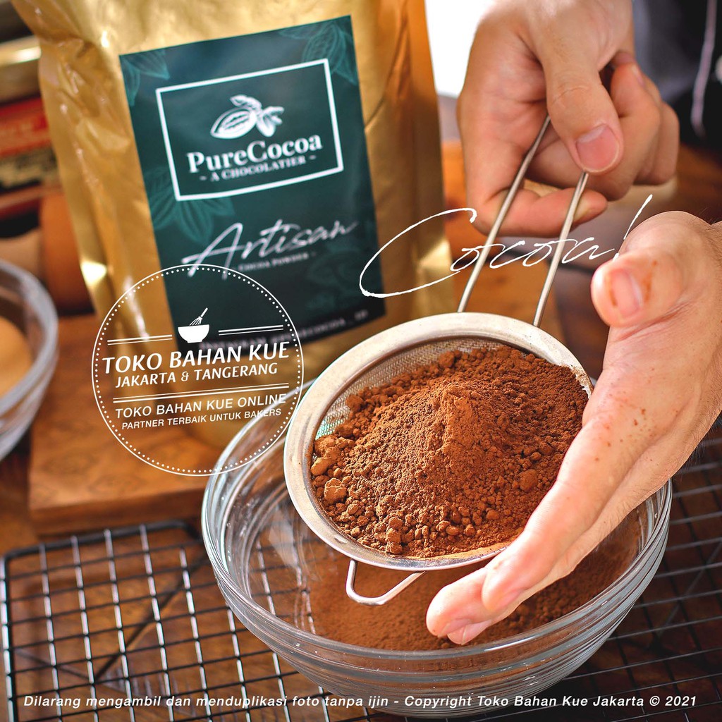 Jual Pure Cocoa Powder 250gr Cokelat Bubuk Murni Tanpa Campuran Bubuk ...