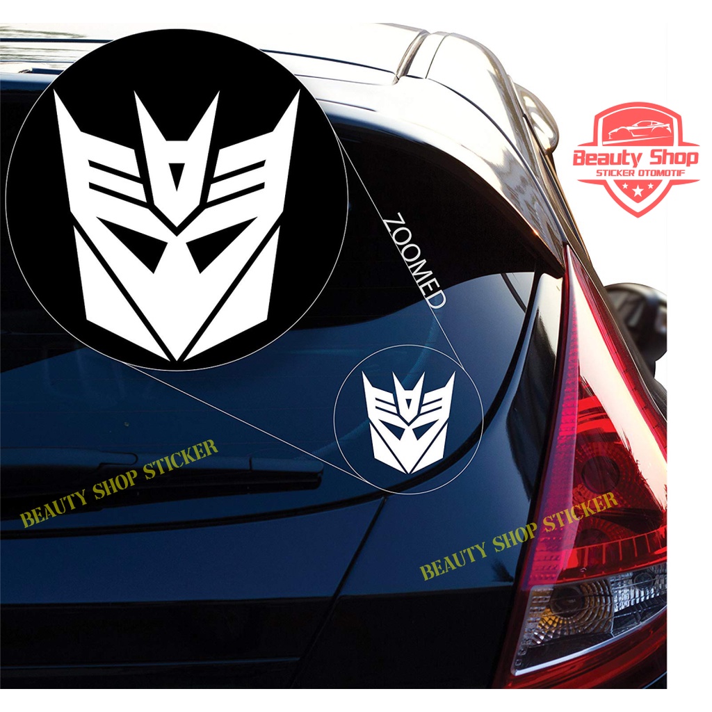 Jual sticker transformer megatron stiker mobil motor kaca laptop ...