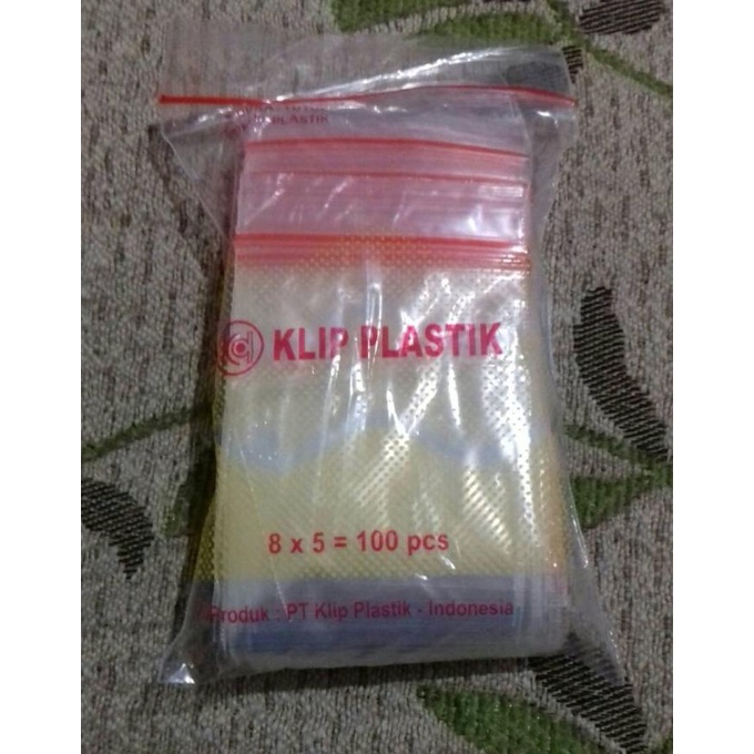 Jual 8 X 5cm Plastik KLIP Serbaguna Kantong Plastik Pembungkus Kemasan ...