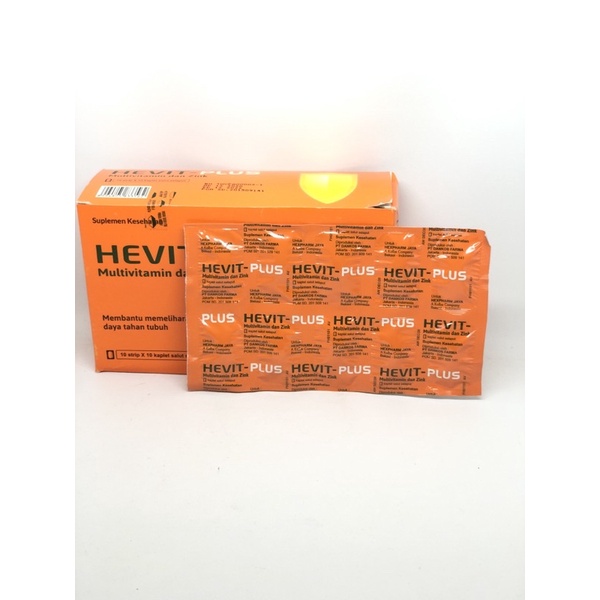 Jual Hevit-Plus Multivitamin Dan Zinc Membantu Memelihara Daya Tahan ...