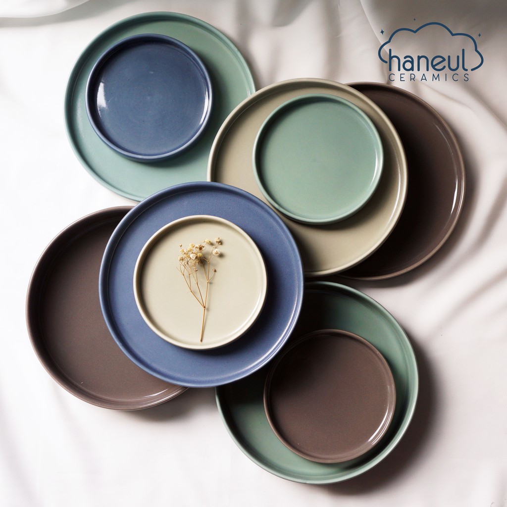 Jual Nara Stackable Plate | Piring Keramik ala Cafe | Piring Stack ...