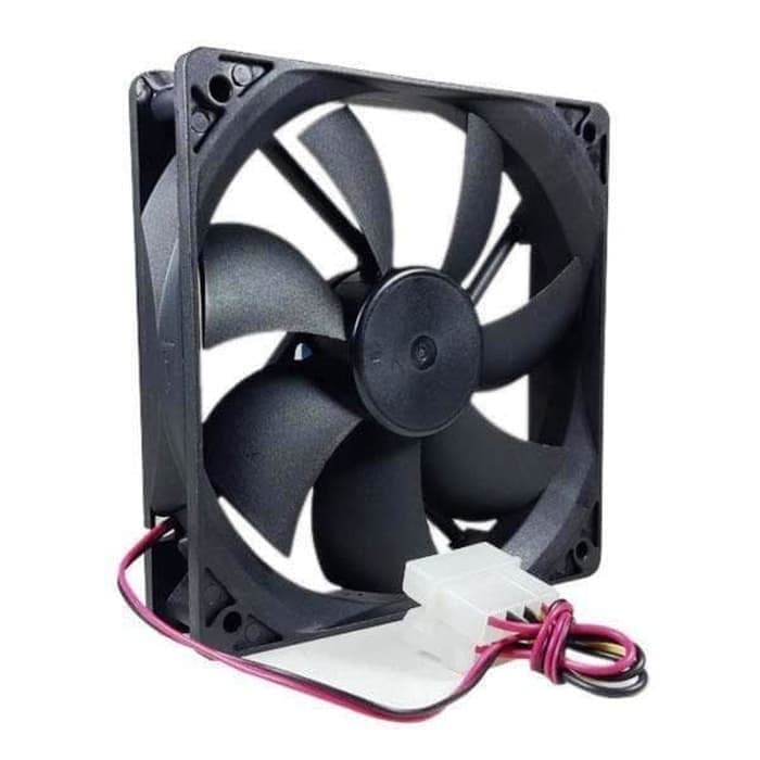 Jual FAN CASING HITAM 12CM KIPAS PENDINGIN KOMPUTER 12 CM PC COOLER ...